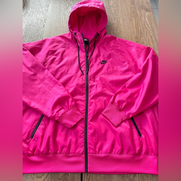 Nike | Jackets & Coats | Mens Nike Windrunner Pink Jacket Size Xl ...